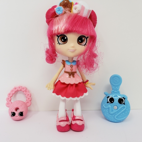 Toys | Shopkins Shoppies Donatina Doll Donut Shop Pigtails Girl Figure ...
